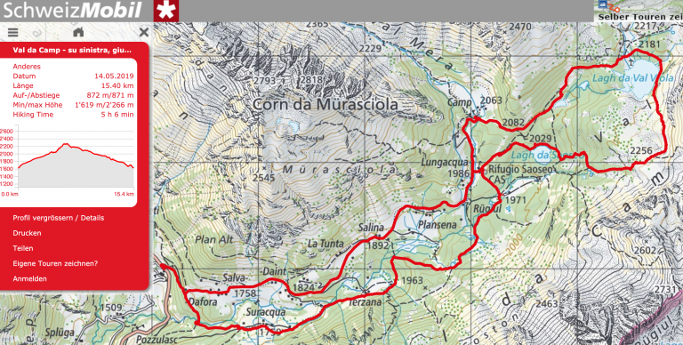 Wanderung Val da Camp zum Lagh da Saoseo | Poschiavo | Schweiz